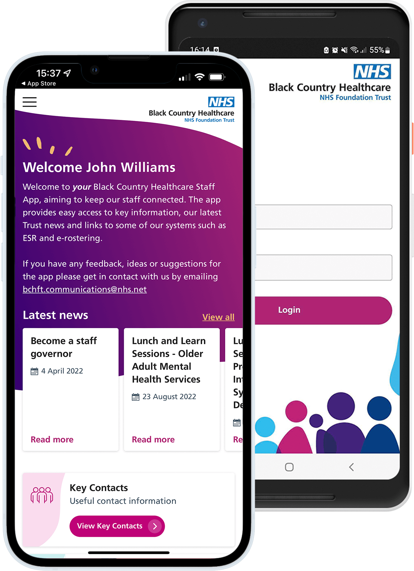 Download the BCHFT Staff App